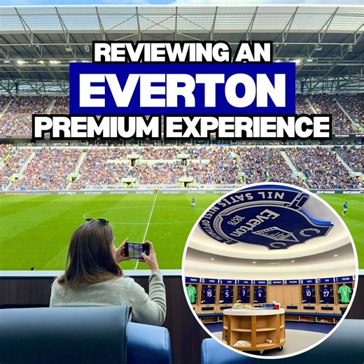 341K views · 4K reactions | We went to Everton's brand new Hill Dickinson Stadium to try out a premium matchday experience 朗 Here's how we got on reviewing the Seat Unique Enclosure... | The Padded Seat | Facebook