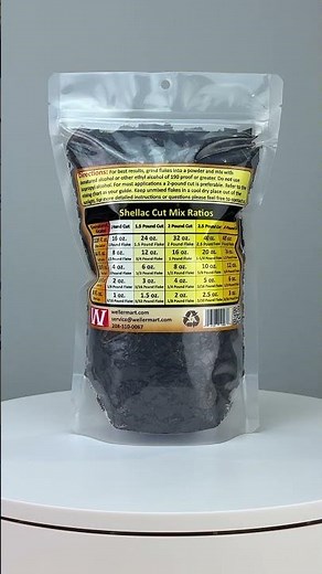 8 oz Dewaxed Garnet Shellac Flakes - 360° Premium Wood Finish | Perfect for Antique Restoration