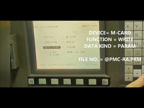 Fanuc CNC controls - Data backup to Memory card, CNC and PMC data download information by KFASLLC