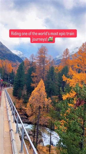Bernina Express: More than a train, it’s a moving masterpiece! 🤩 From the sunny valleys of Italy to the epic peaks of the Swiss Alps, this UNESCO journey is a bucket-list experience. Every window frame is a live painting. My question to you: What’s your dream season for this trip? 1. Winter Wonderland ❄️ 2. Spring Blooms 🌸 3. Summer Greens ☀️ 4. Fiery Autumn 🍁 Let me know with a number in the comments! And don’t forget to tag a travel buddy you’d take with you. ✈️❤️. #BerninaExpress #Switzerl