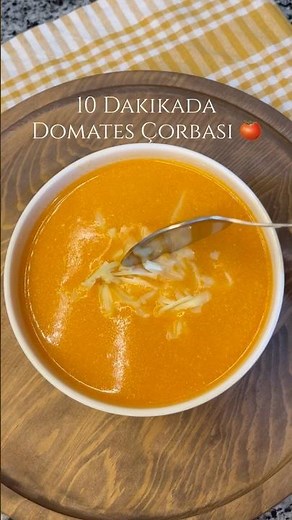 CREAMY TOMATO SOUP (DOMATES ÇORBASI) #domates#çorba#recipe#fyp