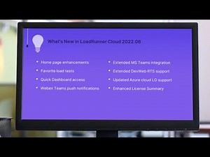 What's New in LoadRunner Cloud 2022.06