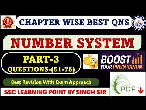 Number System Best Questions (Part-3)|| SSC CGL ll Number System Tricks || Solved By Singh Sir