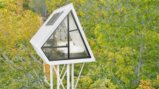 40-foot treehouse tour