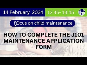 LUNCH AND LEARN: HOW TO COMPLETE THE J101 MAINTENANCE APPLICATION FORM