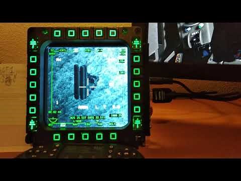 DCS A-10C Thrustmaster MFD external screen test