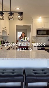 843K views · 4.2K reactions | Aldi Grocery Haul & Restock $107.42 #aldihaul #groceryrestock #aldigroceryhaul #aldi #restockwithme #asmrrestock #restockingasmr #restocked #restocking #asmrsounds #restocks #kitchenrestock #restockandrefill #refill #satisfying #lindseyerin | Lindsey Erin | Facebook