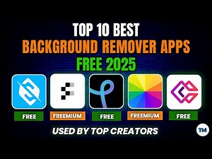 Top 10 Background Remover Apps 2025 | Best Free AI Tools for Photo Editing