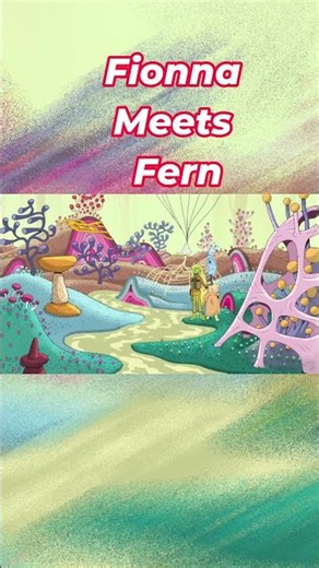 Fionna Reacts to Meeting Fern #adventuretime #shorts