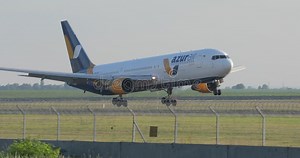 Passenger Plane Azure Air Landing at Boryspil International Airport Stock Video - Video of sunrise, afternoon: 249808419