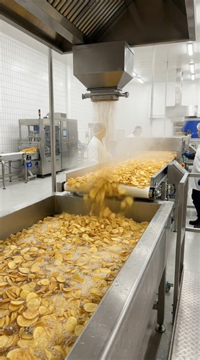 ULTRA FACTORY Lays making process #factory #working #lays #shorts