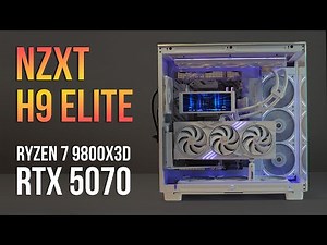 NZXT H9 Elite White ATX 2k Gaming Build | Ryzen 7 9800X3D | RTX 5070