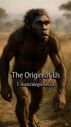 Aitihaaz on Instagram: "How did humans evolve? From walking on savannas to farming and building civilizations — this reel shows Human Evolution in 6 Stages. From Australopithecus to Homo Sapiens, early tools, fire discovery, cave art, Ice Age survival, and the birth of agriculture — this is our journey from Stone Age to civilization. A simple, cinematic look at how we became who we are today. Perfect for UPSC, SSC, history lovers, anthropology students, and curious minds. #humanevolution #stonea
