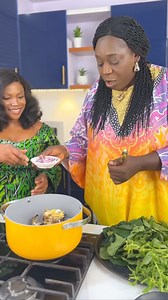 182K views · 8.3K reactions | African mum takes over my Kitchen!! How to make vegetable soup & pounded yam | Tspices Kitchen | Facebook