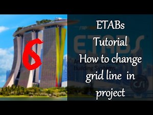 6_ETABS Tutorial: How to Modify Grid Lines in Your Structural Model (Step-by-Step Guide)
