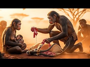 🌍 Life 3.9 MILLION Years Ago | The ORIGIN of Cooperation and Food Sharing