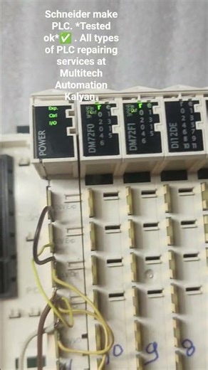 Schneider make PLC. *Tested ok*✅ . All types of PLC repairing services.