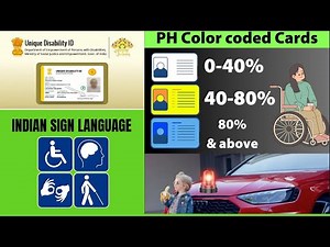 New Rules: UDID Colour -Coded Disability Certification Simplified | INDIAN SIGN LANGUAGE |ISL|