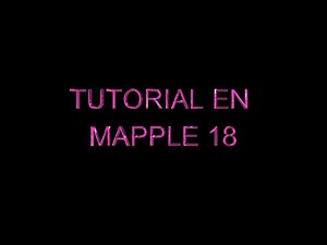 TUTORIAL MAPLE 18 | Encontrar máximos, mínimos y puntos de inflexión de una función