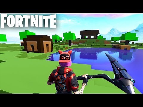 MINECRAFT IN FORTNITE CREATIVE (CODES IN DESCRIPTION) DEATHMATCH FFA MAP