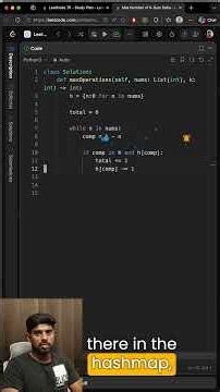 Day 13 of Leetcode75 - Max Number of k-sum Pairs - Part 3