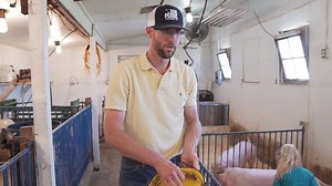 On Thomas Titus’ farrow-to-finish farm, animal care is his No. 1 priority. Their multi-generation farm is run by immediate family and a few employees who are like family. They also raise kids, cattle, goats and hens, corn, soybeans and hay on their farm. Vote for Thomas as the next America's Pig Farmer of the Year here: https://www.americaspigfarmer.com/vote/vote-thomastitus/ | Illinois Pork Producers Association