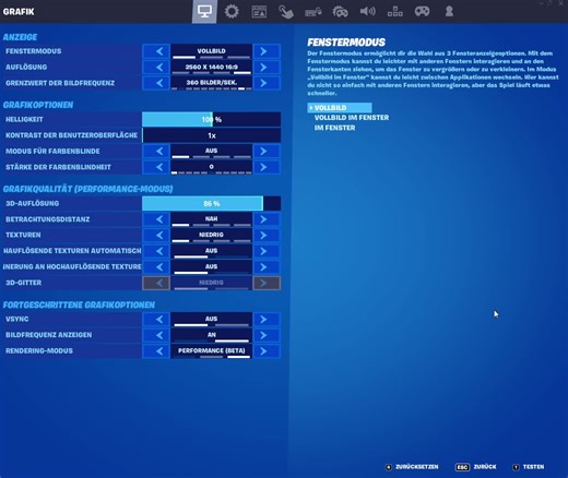 Optimal Fortnite Settings for 1280x1080 Resolution