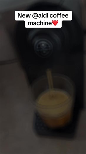 New #aldi coffee machine❤️