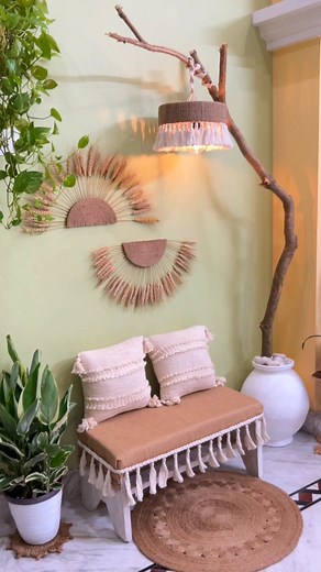 Tanu on Instagram: "Diy - bohot hanging light #diy #reels #diyprojects #explore #crafts"