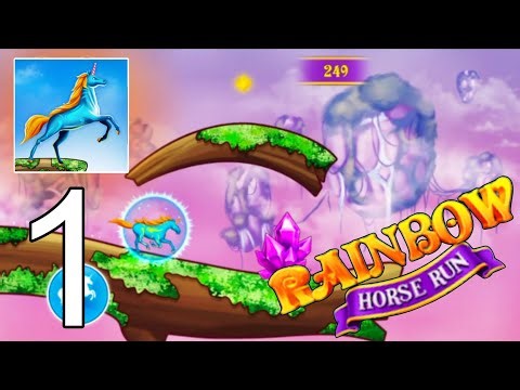Rainbow Horse Run – Gameplay Walkthrough Part 1 - Horse (Android)