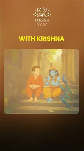 Without Krishna, it’s chaos.With Krishna, it’s peace. #KrishnaConsciousness #ISKCONDwarka #Krishna
