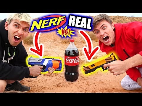 NERF EXPLODING SODA!!