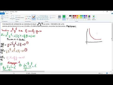 Microeconomía maximización utilidad metodo lagrange