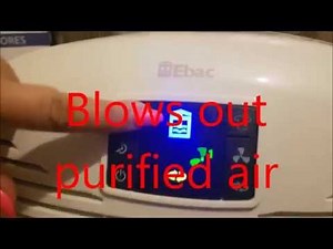Ebac 3000 Series Dehumidifier , review and set up