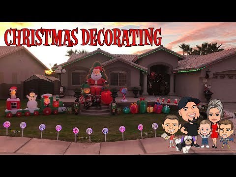 CHRISTMAS DECORATING SHOPPING 2018 | INFLATABLES | D&D FAMILY VLOGS