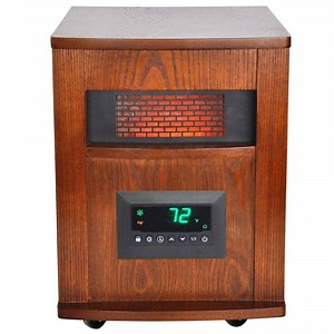 Reviews for Lifesmart 1500-Watt 6-Element Infrared Room Heater with Oak Cabinet and Remote | Pg 2 - The Home Depot