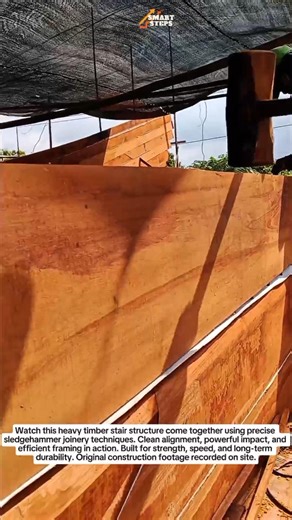 Extreme Timber Stair Framing – Precision Sledgehammer Joinery!