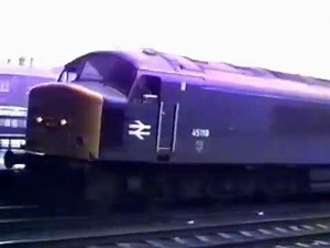 Class 45s at York Station.1987.
