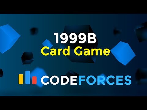 1999B | Card Game | Codeforces Round 964 (Div. 4) | Implementation | Codeatic