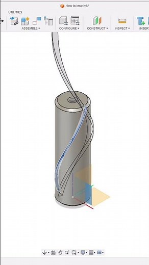 Day 73, here’s how to make a knurling pattern!!!