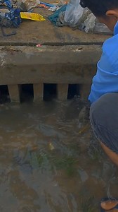 clogging water flow by garbage Full Culvert Drain #culvert #reel #cleaning #short | Phea Cleaning Culverts
