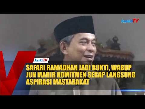 SAFARI RAMADHAN JADI BUKTI, WABUP JUN MAHIR KOMITMEN SERAP LANGSUNG ASPIRASI MASYARAKAT