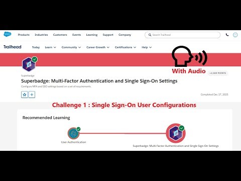 Single Sign-On User Configurations | Multi-Factor Authentication and Single Sign-On Settings