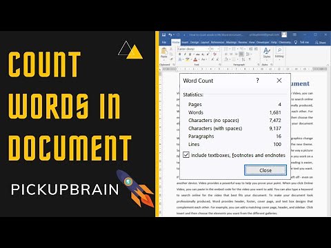 🚀How to count words in Word | Count words in document [latest]