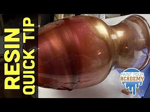 Do THIS to Remove Resin from the inside of Glass Vases - Resin Quick Tip!