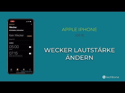 Wecker-Lautstärke ändern - Apple iPhone [iOS 15]