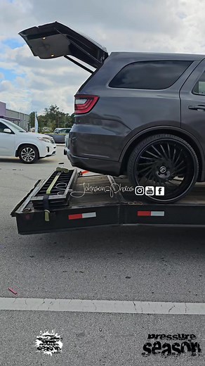 Ram dually towing charger and Durango full of music #sjohnsonphotos #mrhd #pressure #pressureseason | S_Johnson_Photos