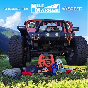 Mile Marker x Moose Knuckle Offroad x Saber Offroad. The perfect trio for your offroading adventures. Available on www.milemarker.com Forward Notion Saber Offroad #MileMarkerWinch #MooseKnuckleOffRoad #SaberOffRoad #AdventureAwaits #ConquerTheWild #ConquerWithConfidence #Jeep #Jeepers #Ford #FordBronco #Bronco #RecoveryGear #Winch #Winching #OffRoad #Overlanding #OffRoadAdventures #4x4Life #4x4 #4WD #ExploreTheOutdoors #TrailSeeker #RockKrawler #JeepNation #BroncoNation #JeepLife #BroncoLife #4x