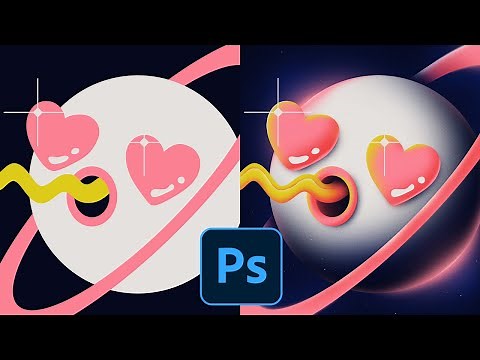 Amazing Glows & Gradients in Photoshop | Illustration Tutorial
