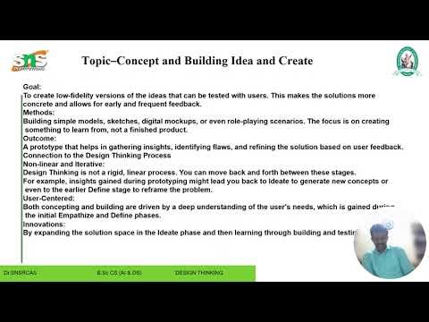 Concepts and Building the Idea in Creating a Design Thinking